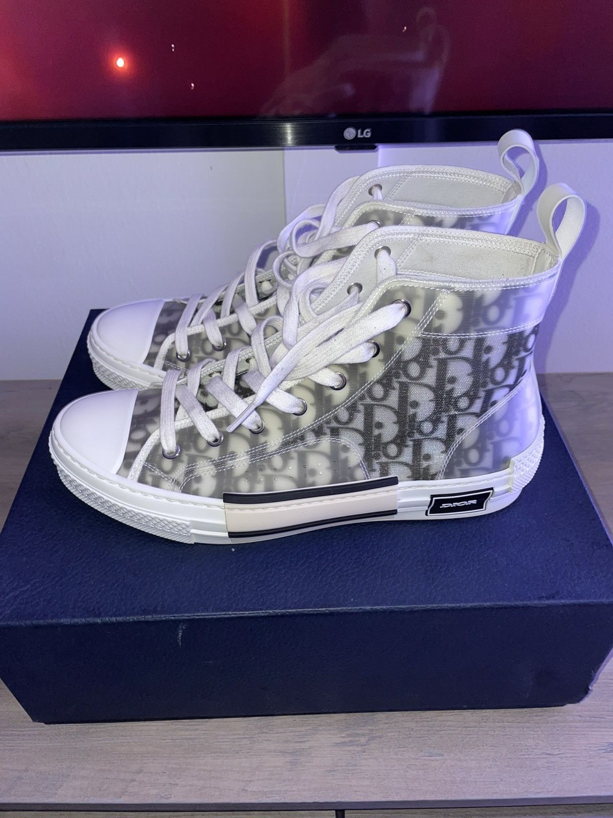 Dior Dior high top converse | Grailed