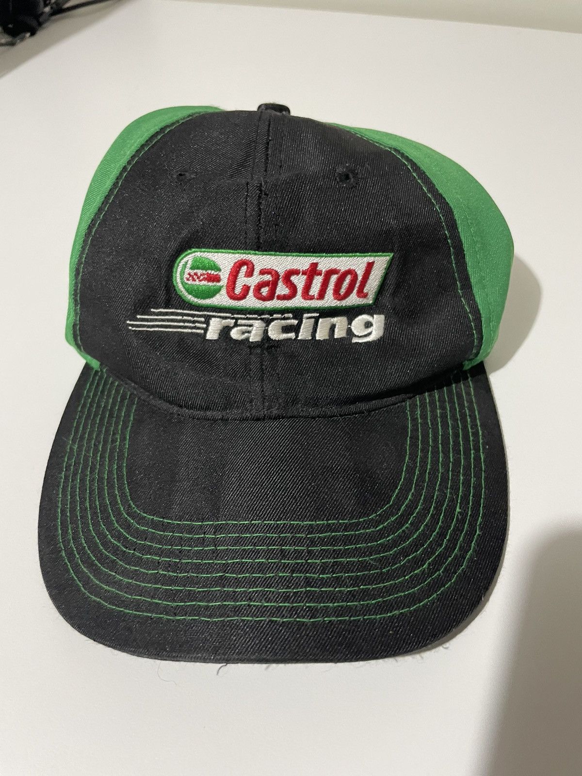 Vintage Castrol Racing adjustable size cap | Grailed