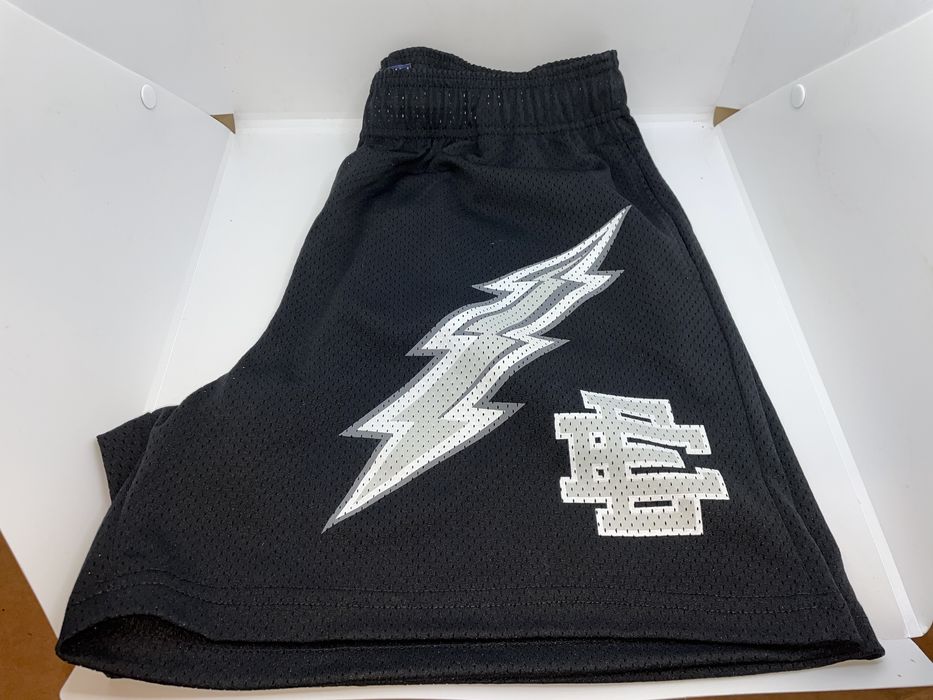 Eric Emanuel Eric Emanuel EE Basic Lightning Bolt Shorts Silver Black ...