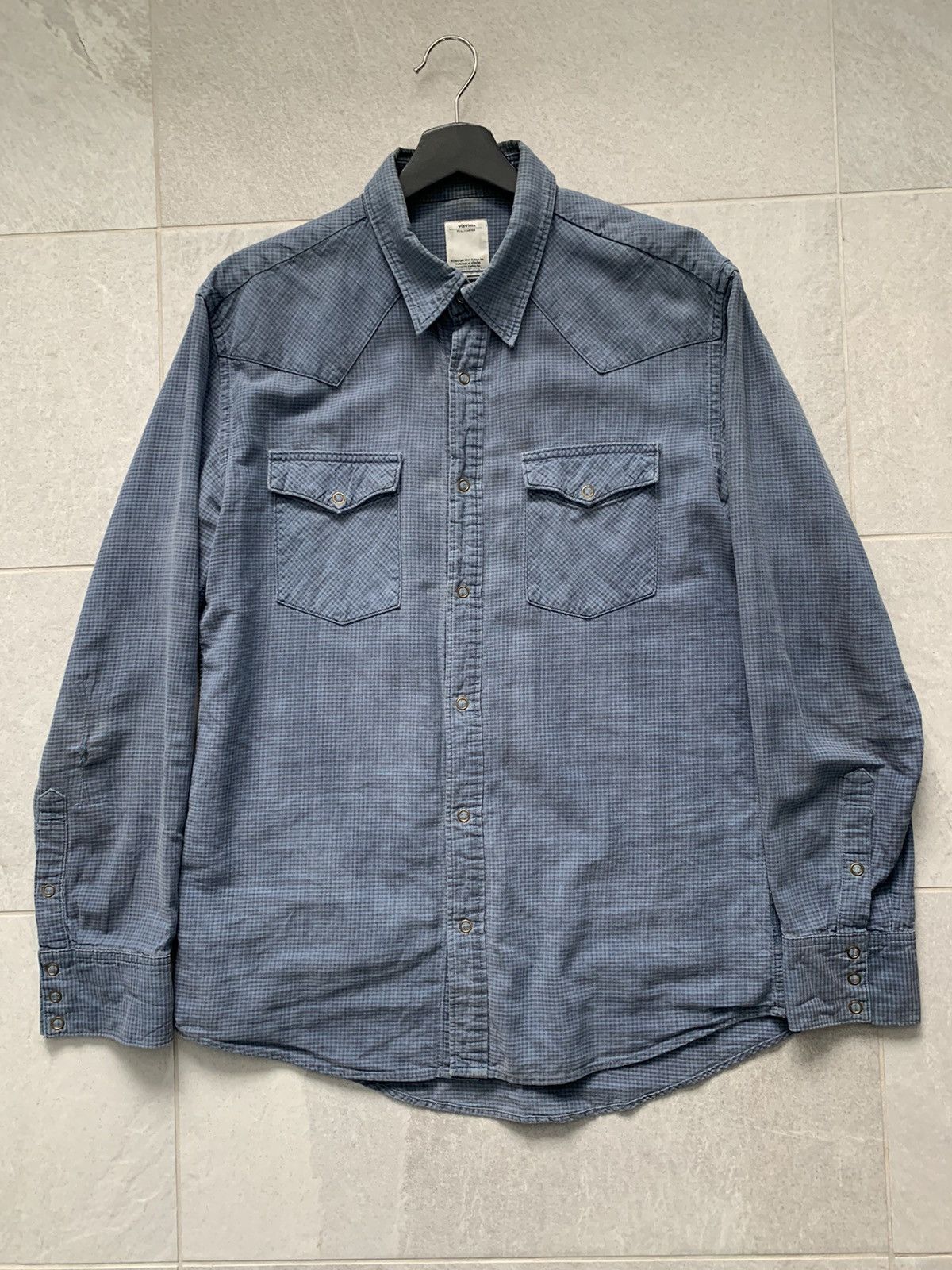 Visvim Check Snap Buttondown | Grailed