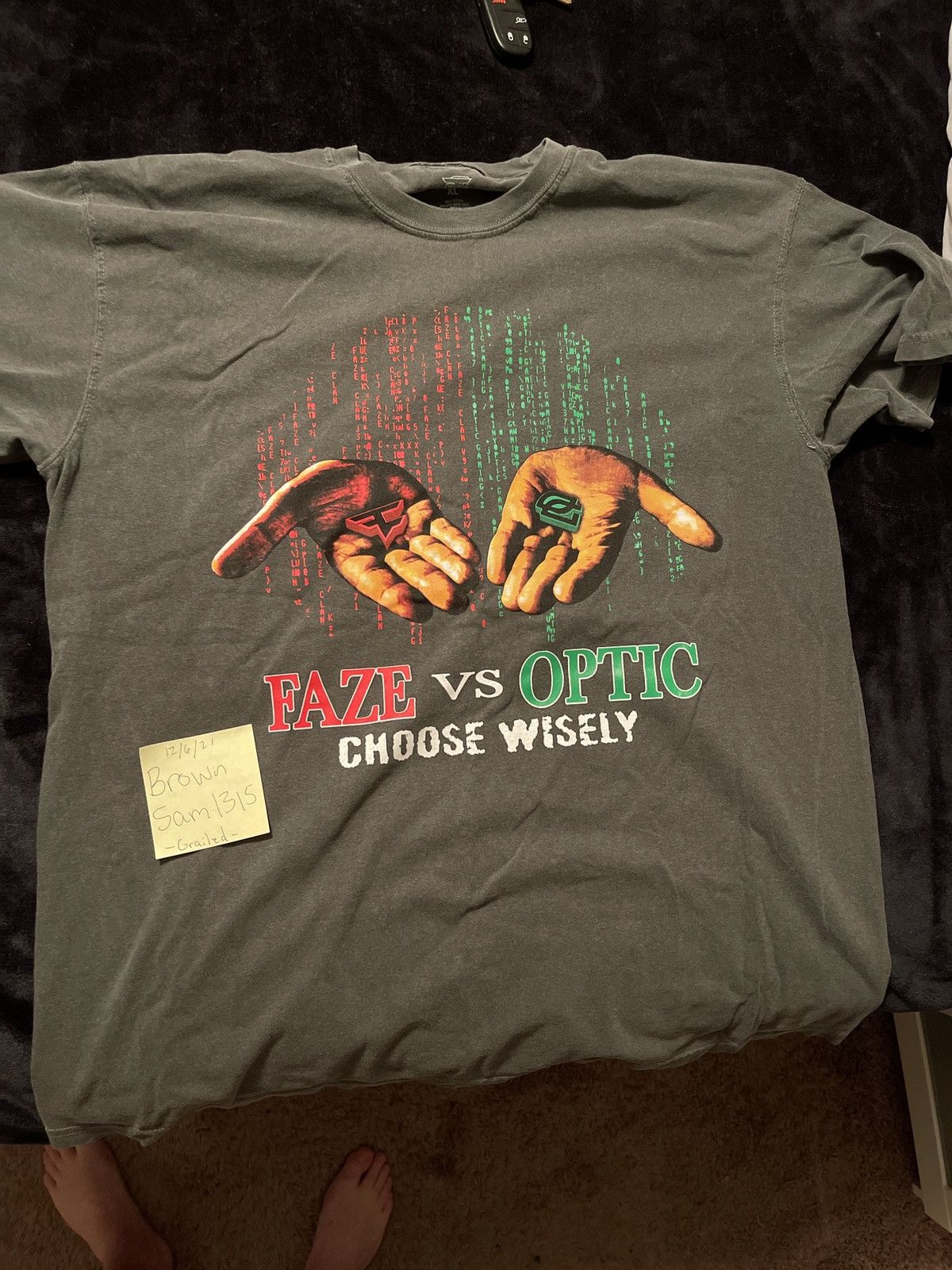 FaZe × Optic Gaming FAZE x OPTIC “Choose Wisely” T Shirt | Grailed