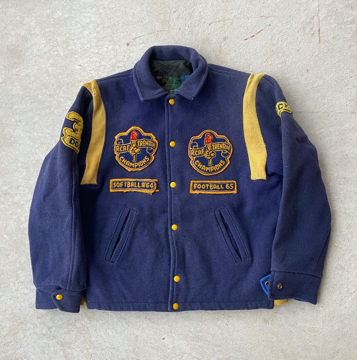 Vintage 1965 Vintage Royal Canadian Air Force Varsity Jacket | Grailed