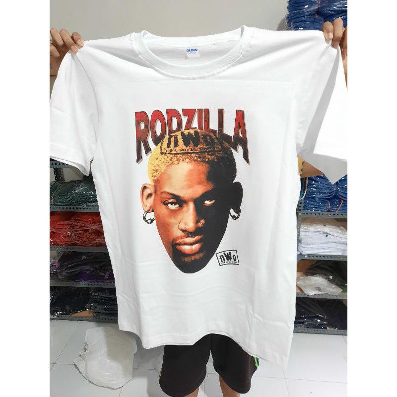 Rap Tees × Streetwear Dennis rodman rodzilla T-shirt | Grailed