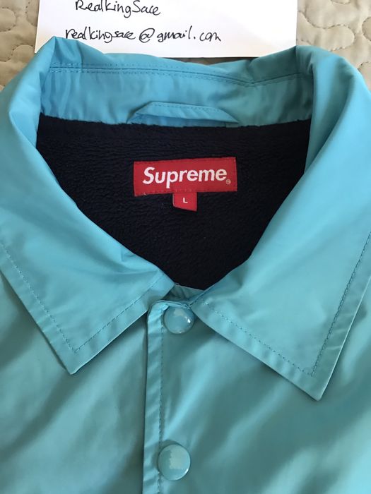 Supreme Metallic Light Blue Supreme Jacket | Grailed