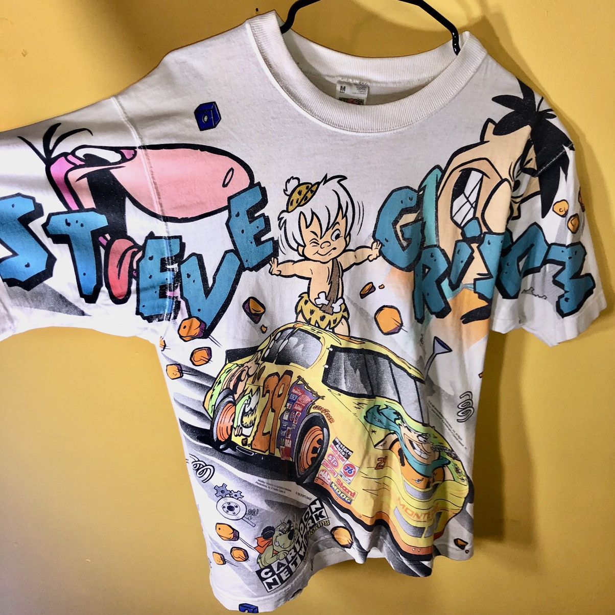 Chase Authentics 1996 CARTOON NETWORK WACKY RACING THE FLINTSTONES aop ...