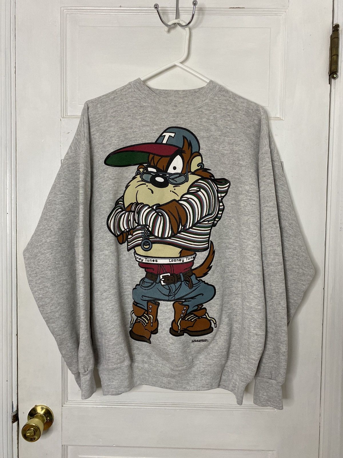 Vintage Vintage 1993 Taz Crewneck Sweatshirt | Grailed