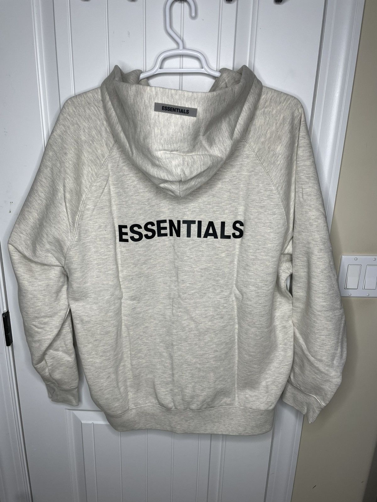 Fear of God Fear of God ESSENTIALS Zip Up Hoodie Grey XL | Grailed
