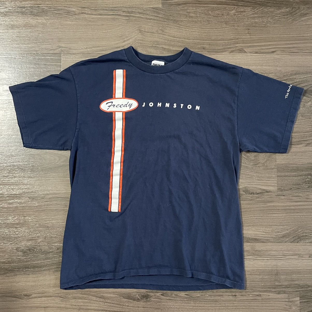 Band Tees × Tultex × Vintage 90s Freedy Johnston Band Tee Rock Tour ...