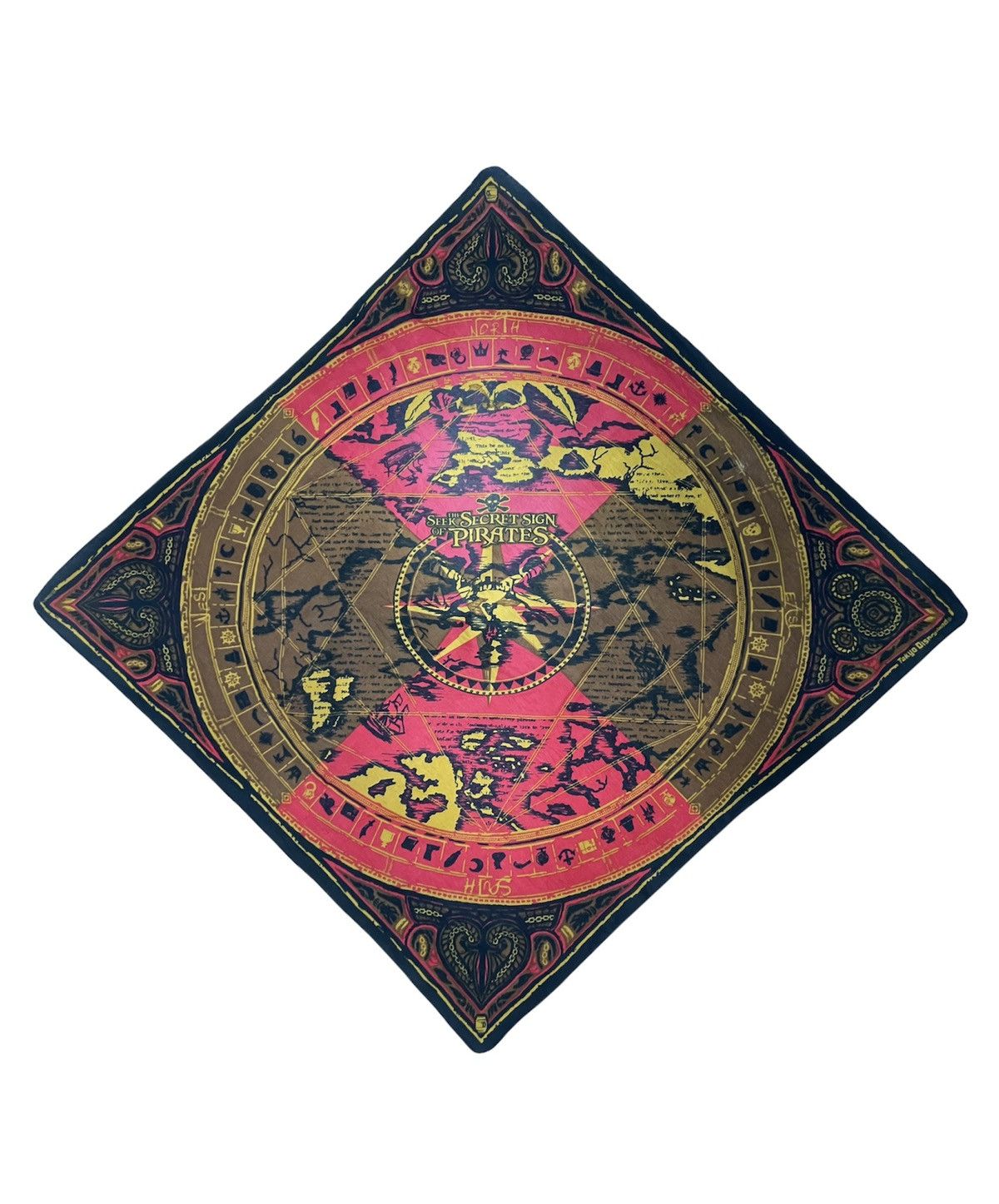 Vintage Pirates Scarf Handkerchief Neckerchief Bandana | Grailed