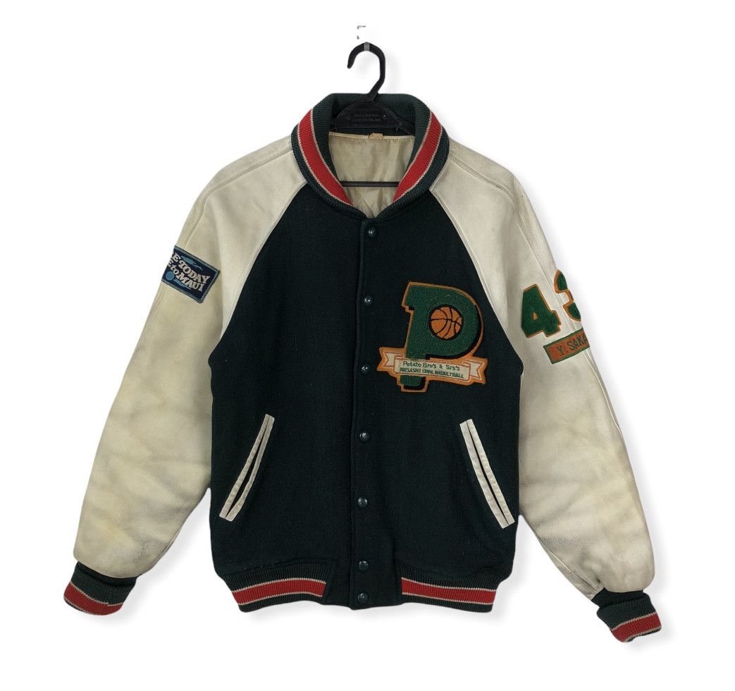 Varsity Jacket × Vintage RARE🔥VINTAGE 80’S MUSASHI UNIVERSITY ...