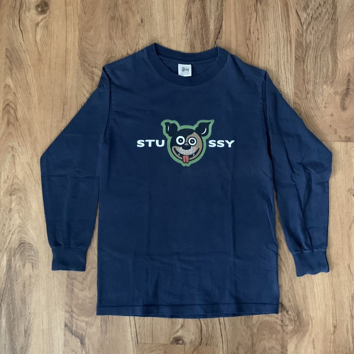 Vintage Vintage 2000s stussy dog long sleeve | Grailed