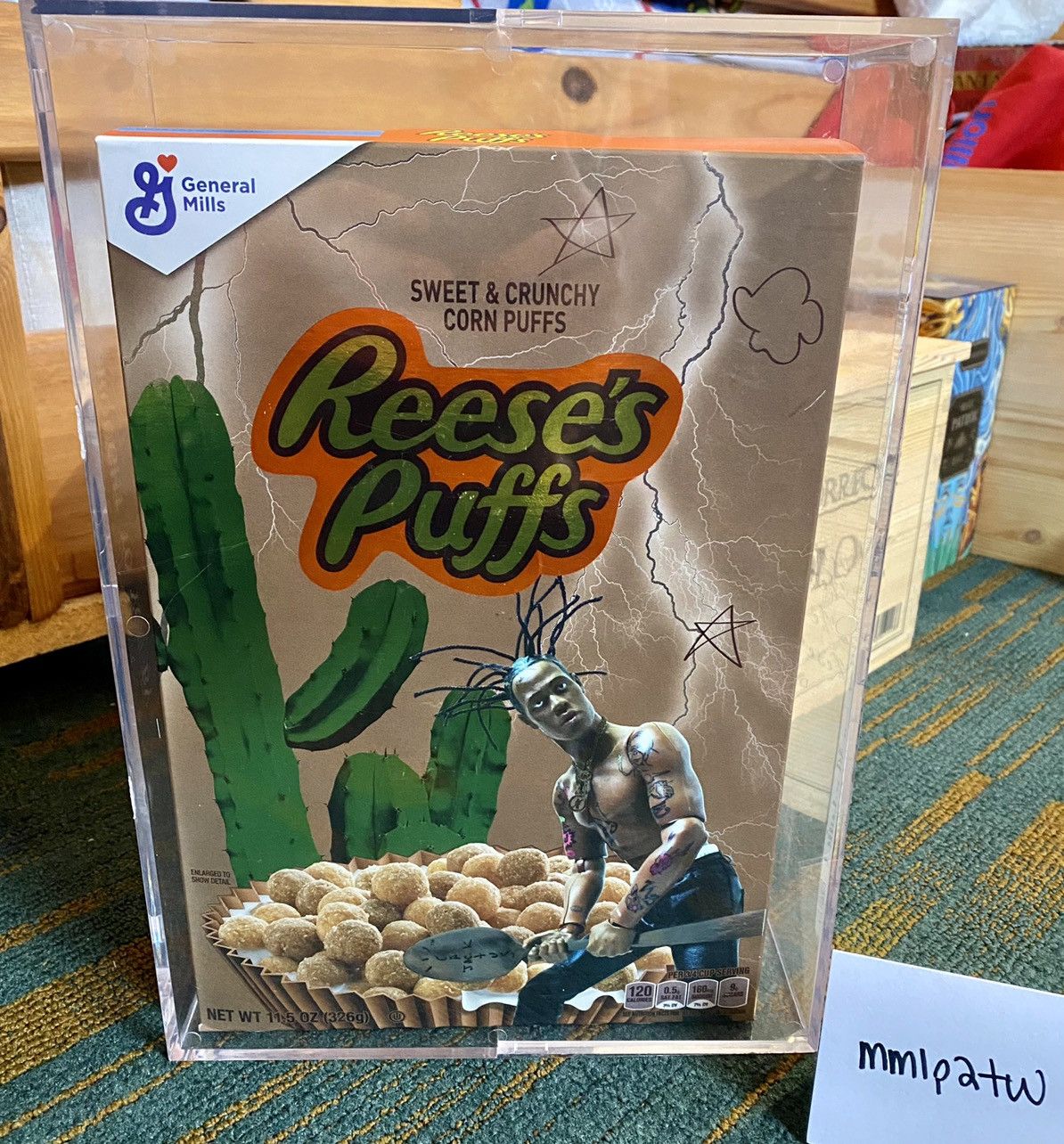 Travis Scott Travis Scott Reese's Puff Cereal Box Limited Edition | Grailed