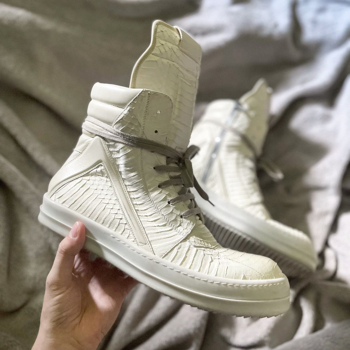 Rick Owens Crust Rat Snake Geobaskets | Grailed