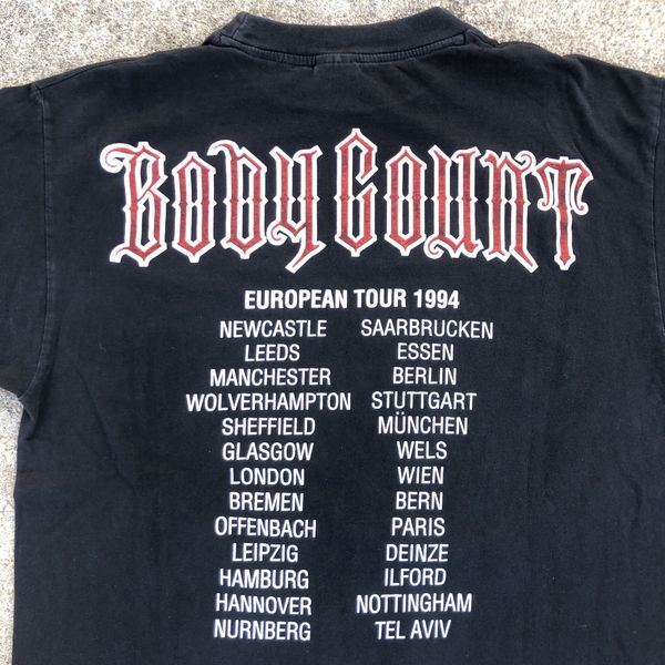 Vintage Vintage Body Count European Tour T-Shirt | Grailed