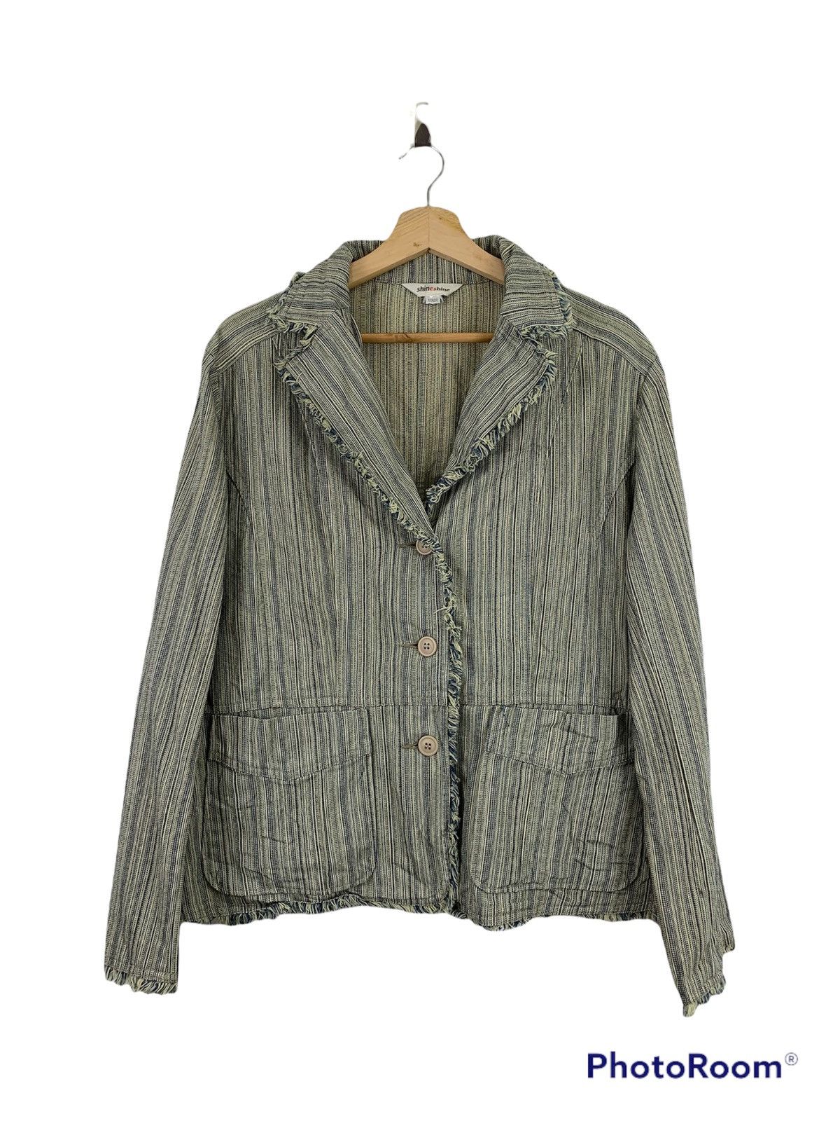 Japan Shine × Japanese Brand × Vintage Vintage Shine shine denim jacket ...