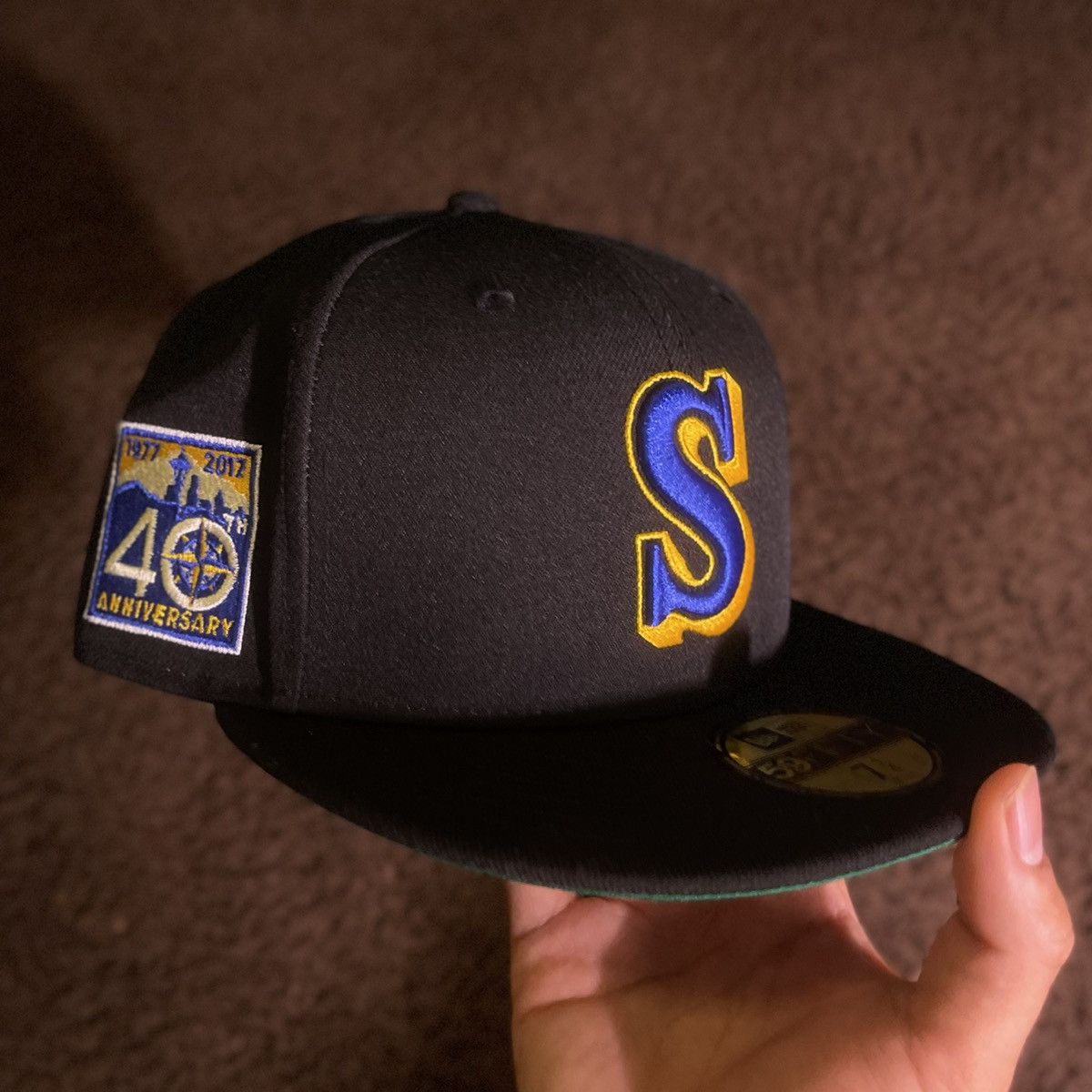 Hat Club Hat Club Exclusive Seattle Mariners Black Dome | Grailed