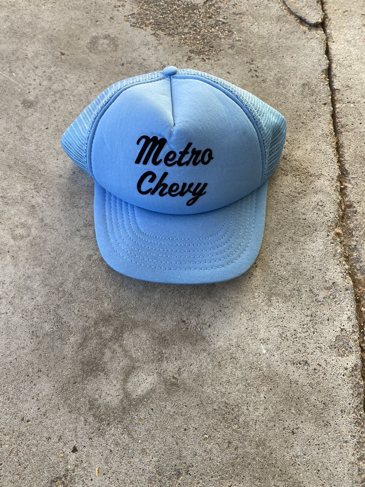 Vintage Vintage metro Chevy cursive trucker hat | Grailed