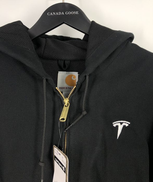 Carhartt Tesla Carhartt Employee Exclusive Mesh Lined Jacket Black ...