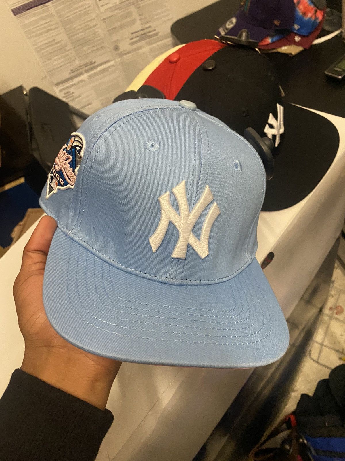 Lids Pro Standard New York Yankees Pink UV | Grailed