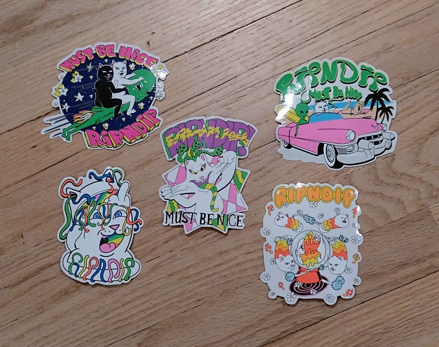 Rip N Dip Rip N Dip 5-Decals Set Must Be Nice Nermal for Car Laptop ...