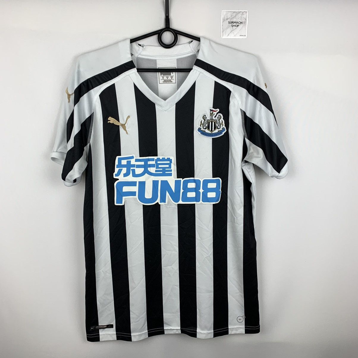 Puma × Soccer Jersey Puma Newcastle United Soccer Jersey T-shirt FUN88 ...
