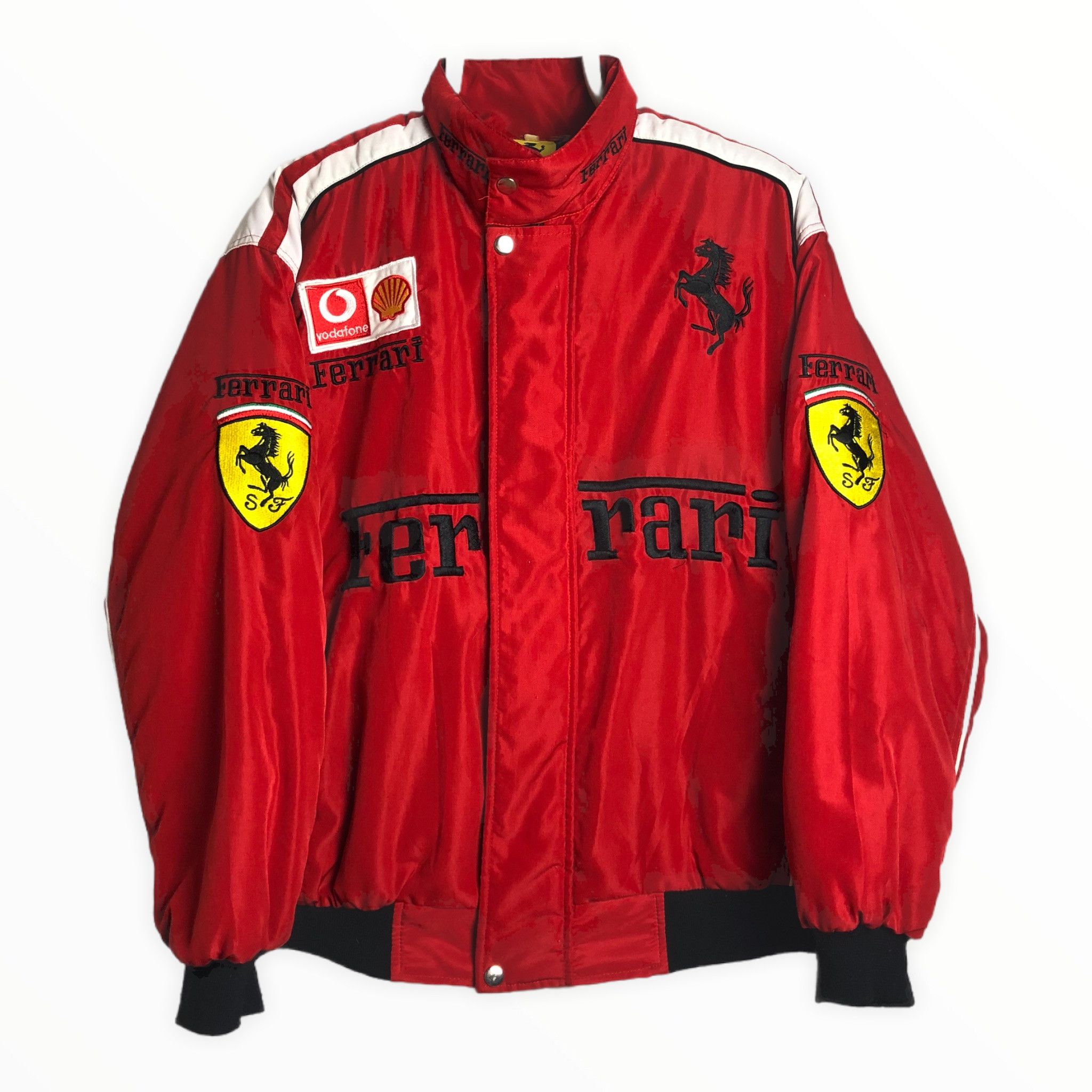 Ferrari Ferrari red bomber racing jacket cars retro vintage 1996 M ...