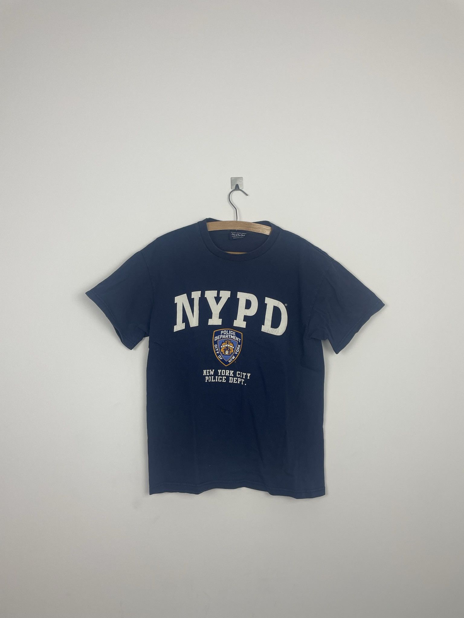 Streetwear × Vintage Vintage NYPD Police T-shirt retro tee boxy fit ...