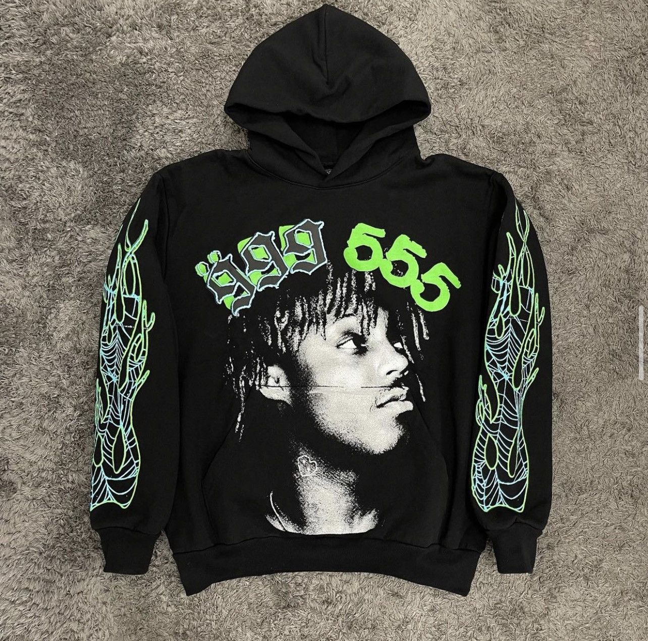 999 Club Juice WRLD 999 x SP5DER Hoodie | Grailed
