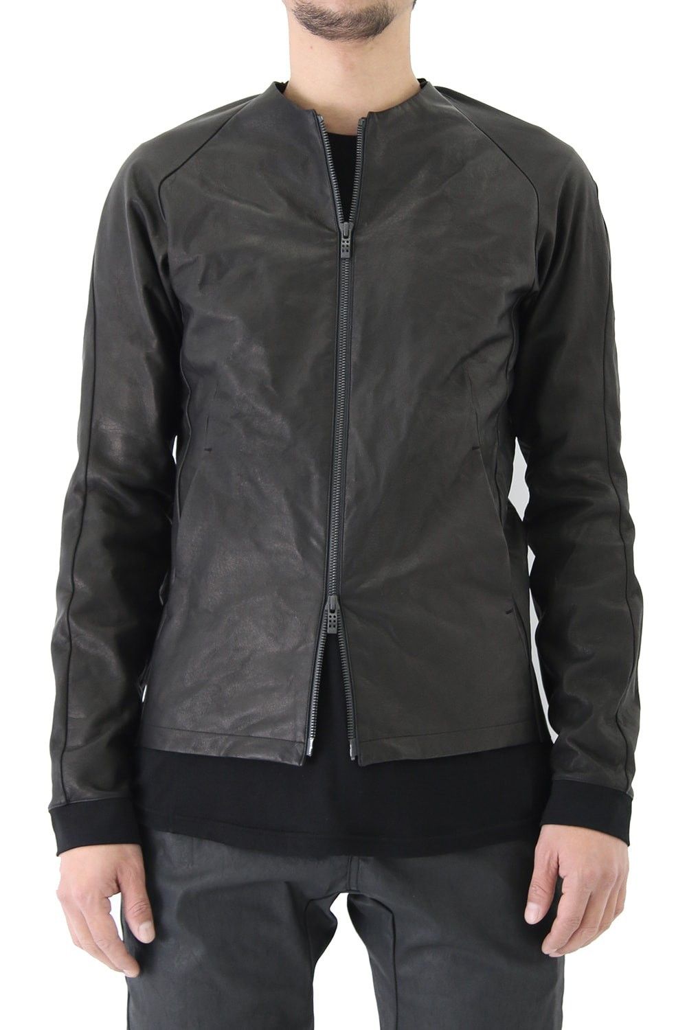 Devoa Devoa Deer Black Leather Jacket | Grailed