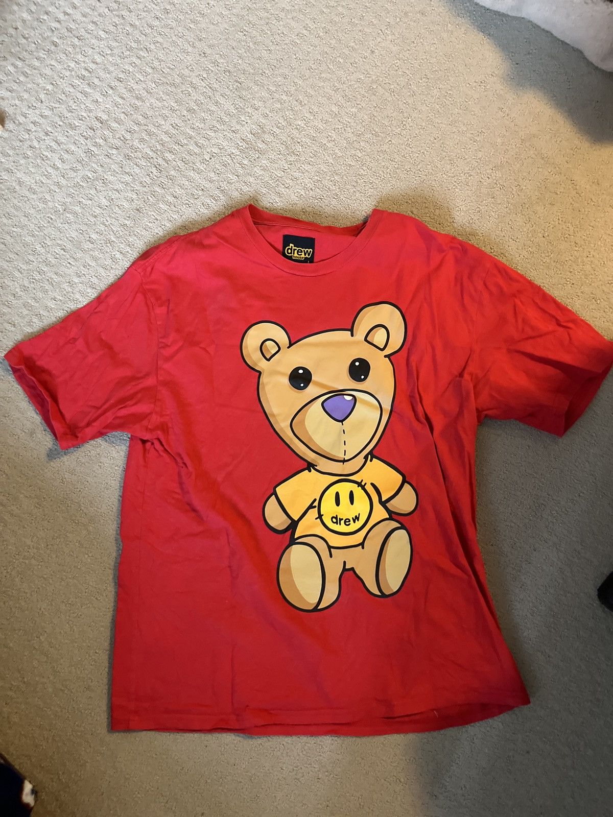 Drew House Drew house teddy bear t shirt red | Grailed