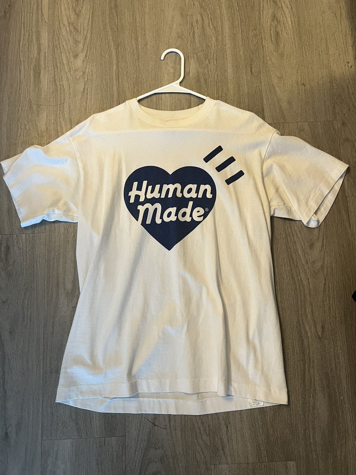 Human Made Human Made Blue Heart Logo Tee | Grailed