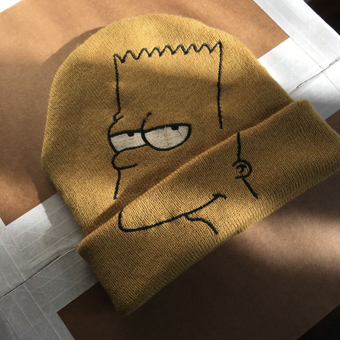 Vintage Rare 1999 Bart Simpson Beanie Hat | Grailed