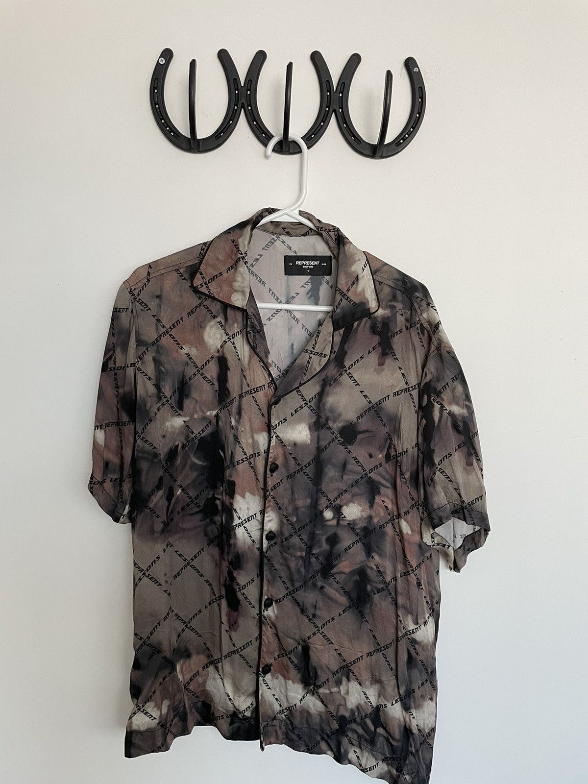 Represent Clo. X Lessons collab shirt | Grailed