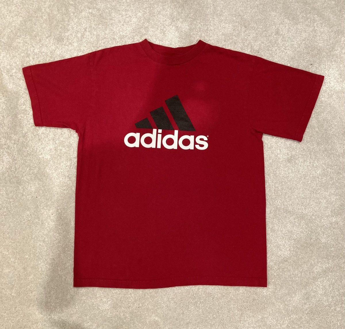 Adidas 2000s adidas logo tee | Grailed