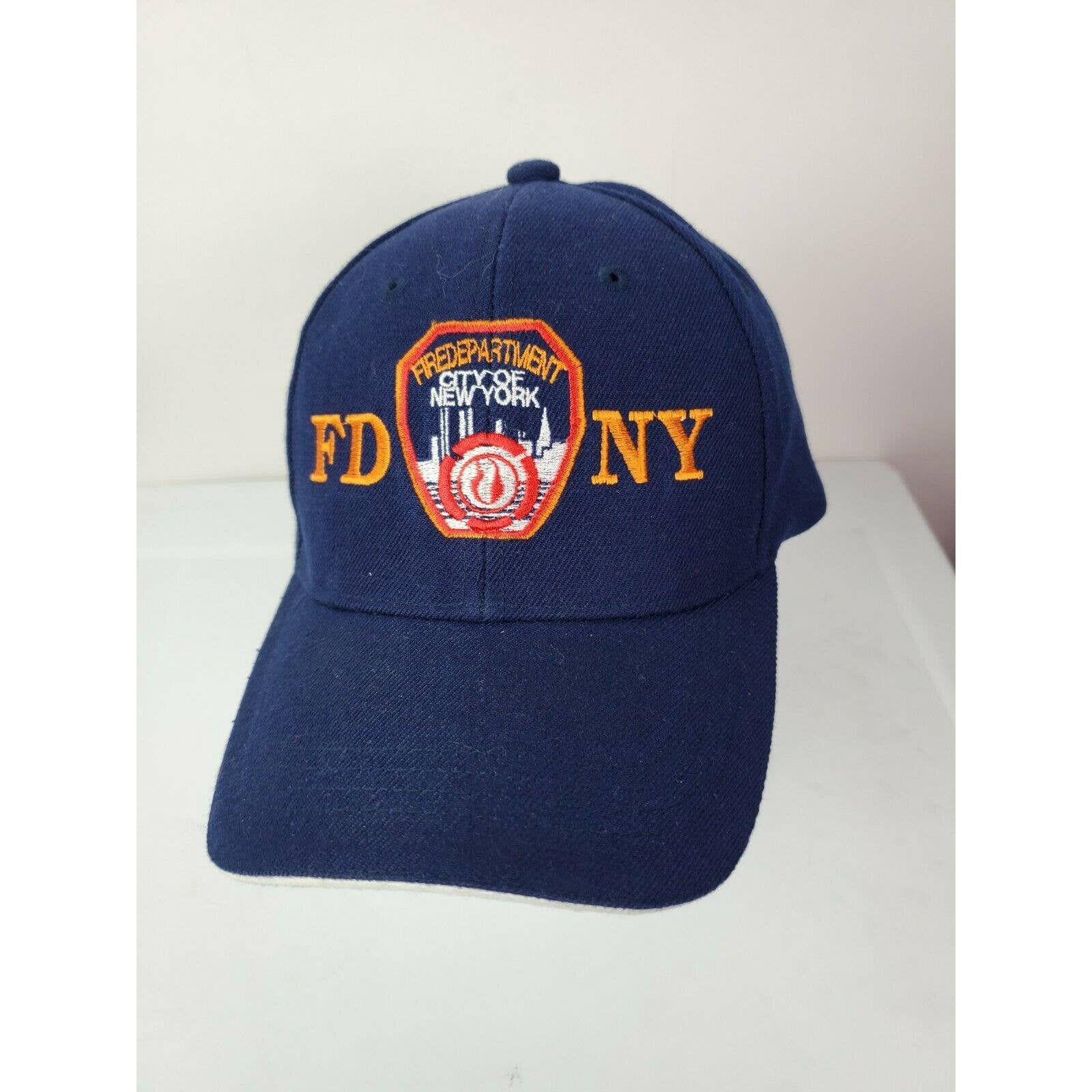Nissan FDNY NYC Fire Department Patch Baseball Hat Navy Blue Cap | Grailed