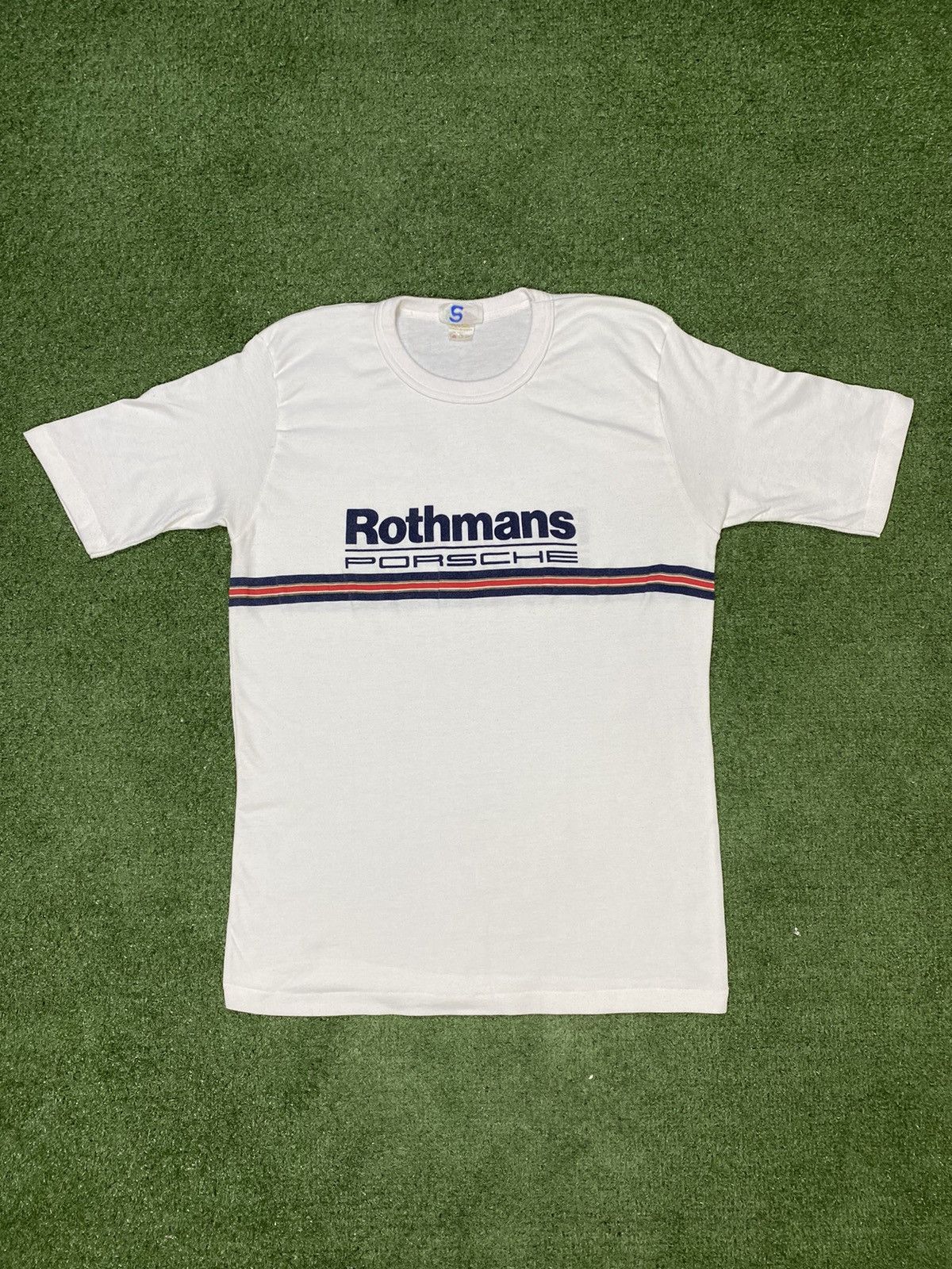 Porsche Design × Racing × Vintage 1980s Rothmans Porche racing stripe ...