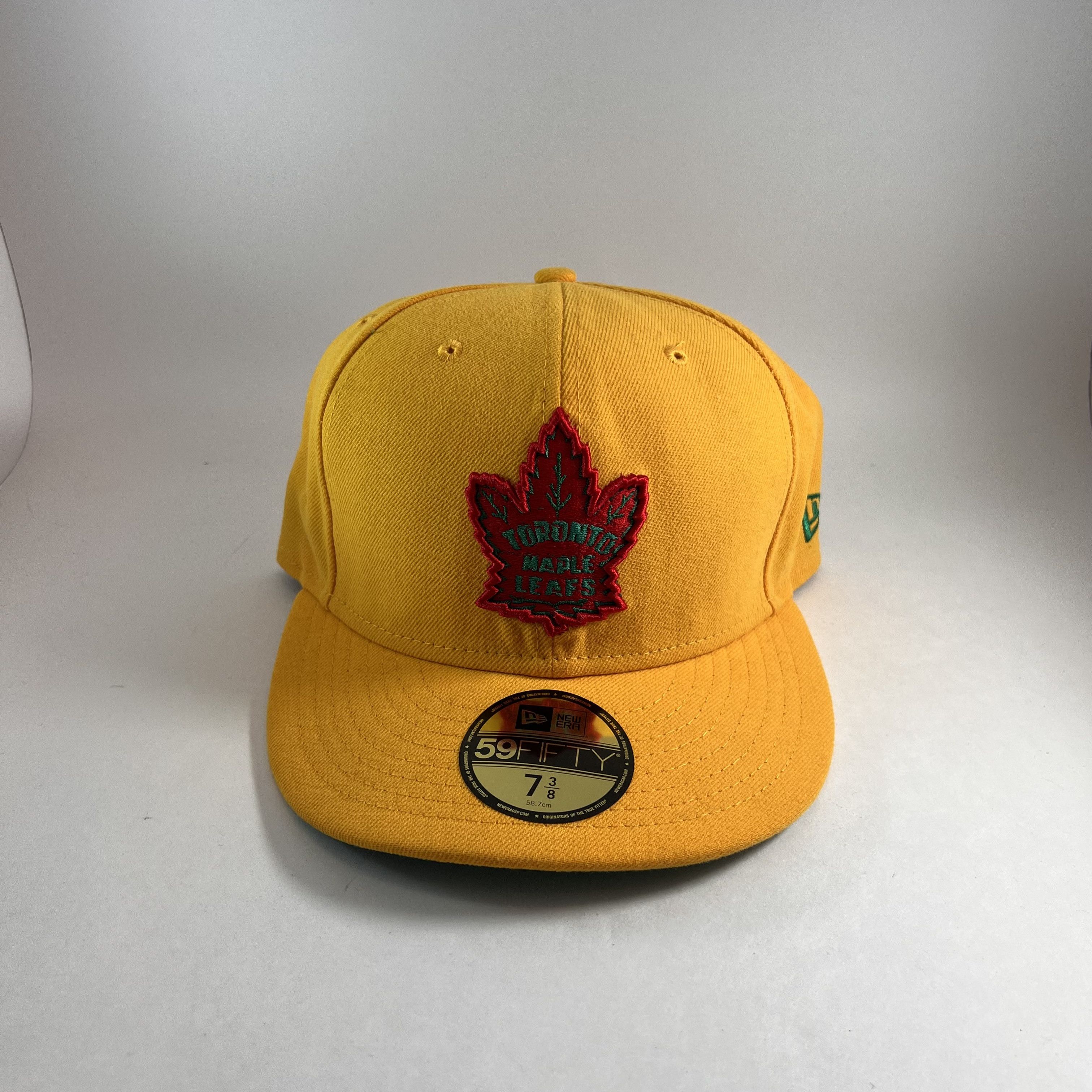Custom × New Era Toronto Maple Leafs New Era 59Fifty Hat 7 3/8 Custom ...