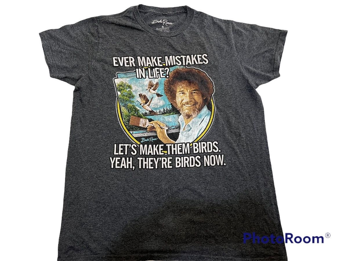 Streetwear × Vintage Bob Ross T Shirt | Grailed