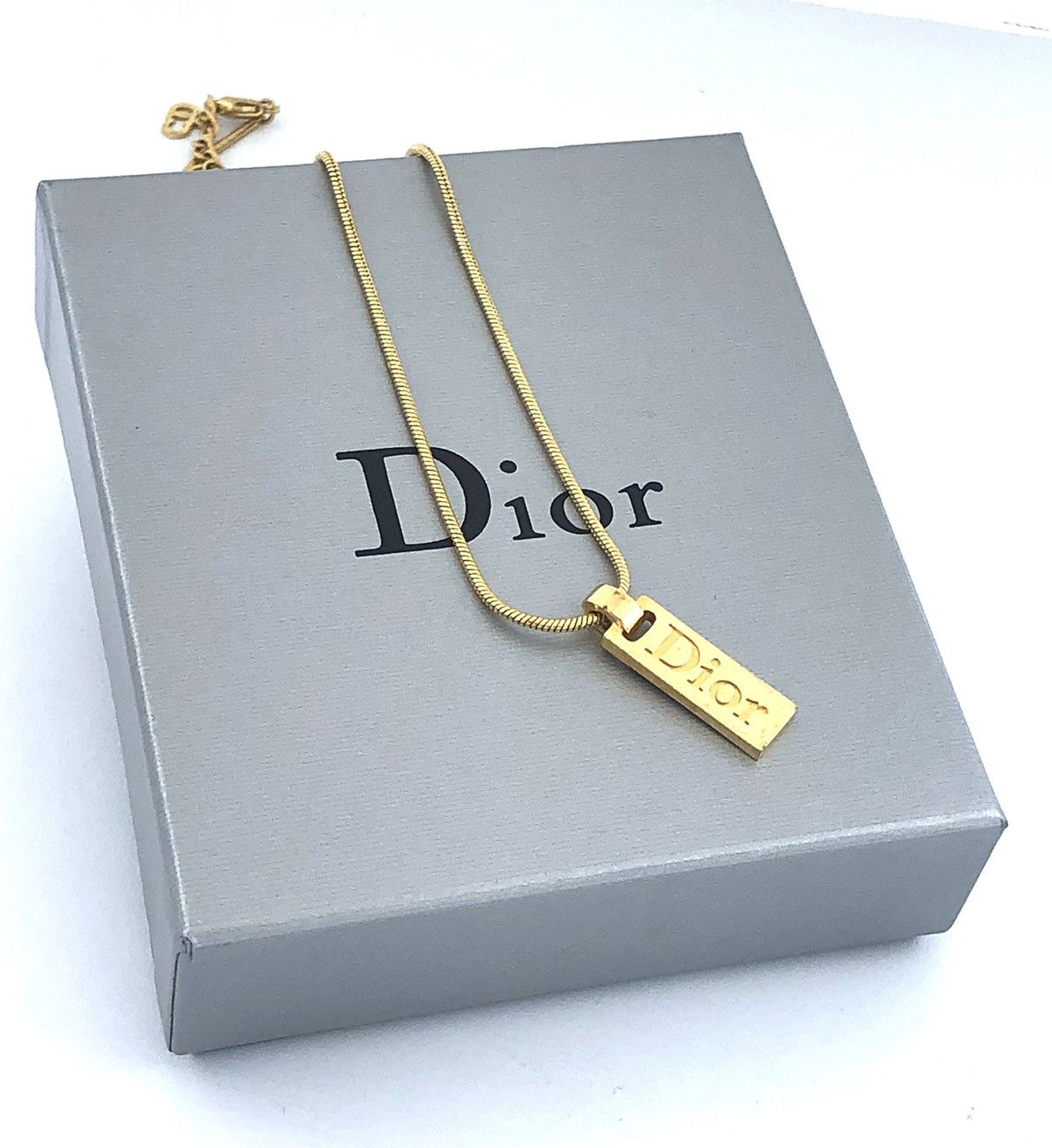 Dior Dior Logo Tag Necklace | Grailed
