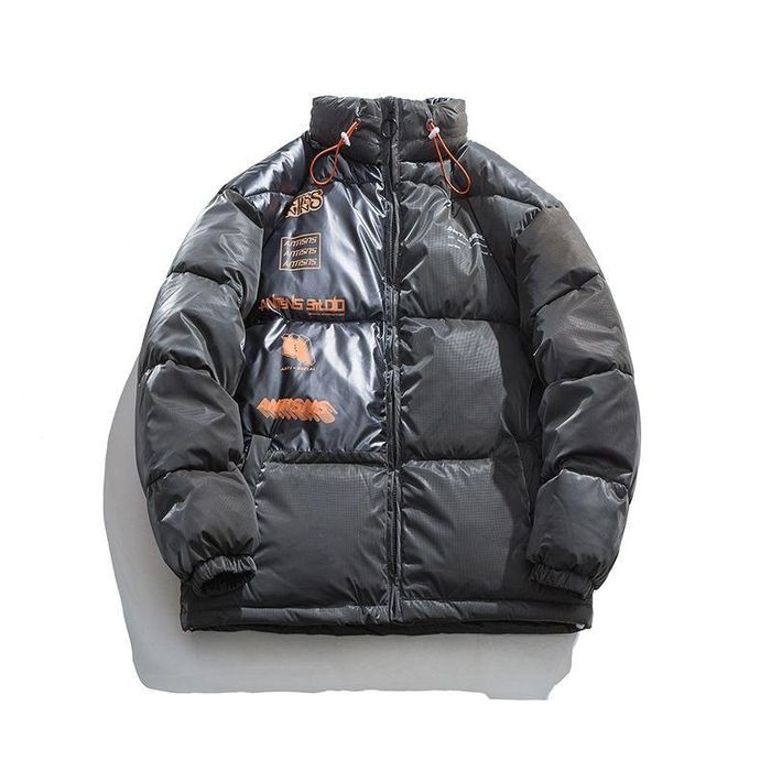 Vintage Techwear gray cotton jacket | Grailed