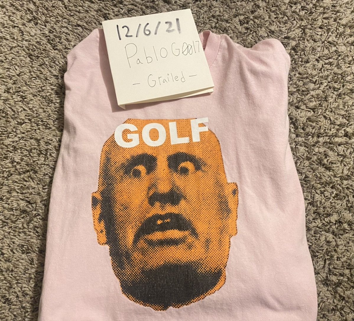 Golf Wang golf wang mussolini shirt pink (XL) | Grailed