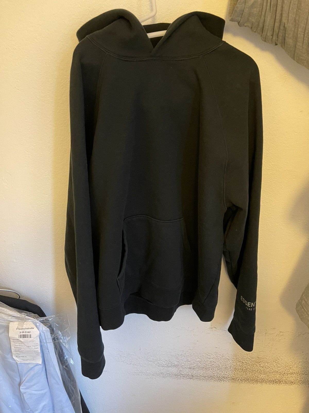 Pacsun Essentials black hoodie size L | Grailed