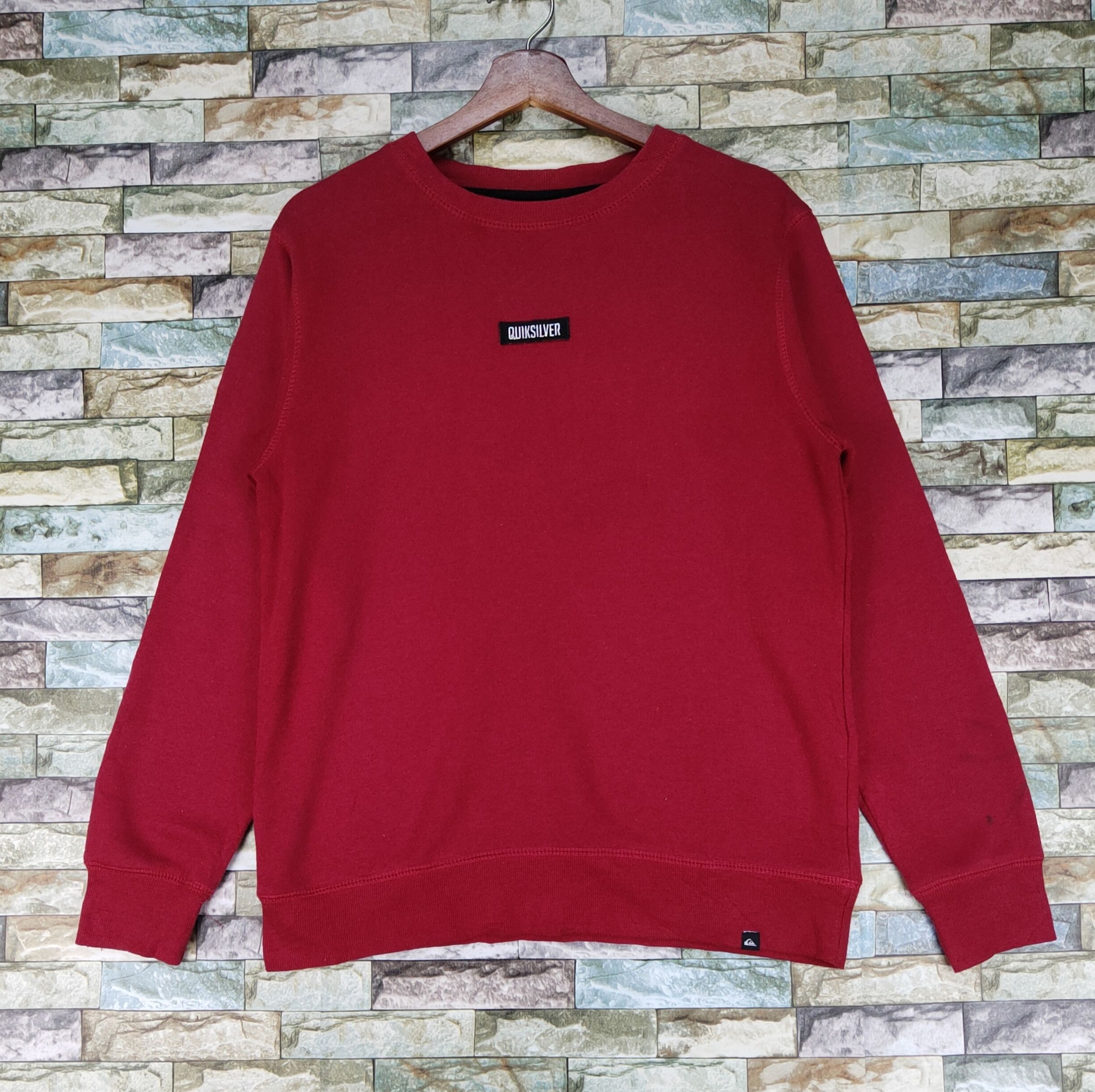 Quicksilver × Streetwear × Surf Style Quiksilver Box Logo Embroidery ...