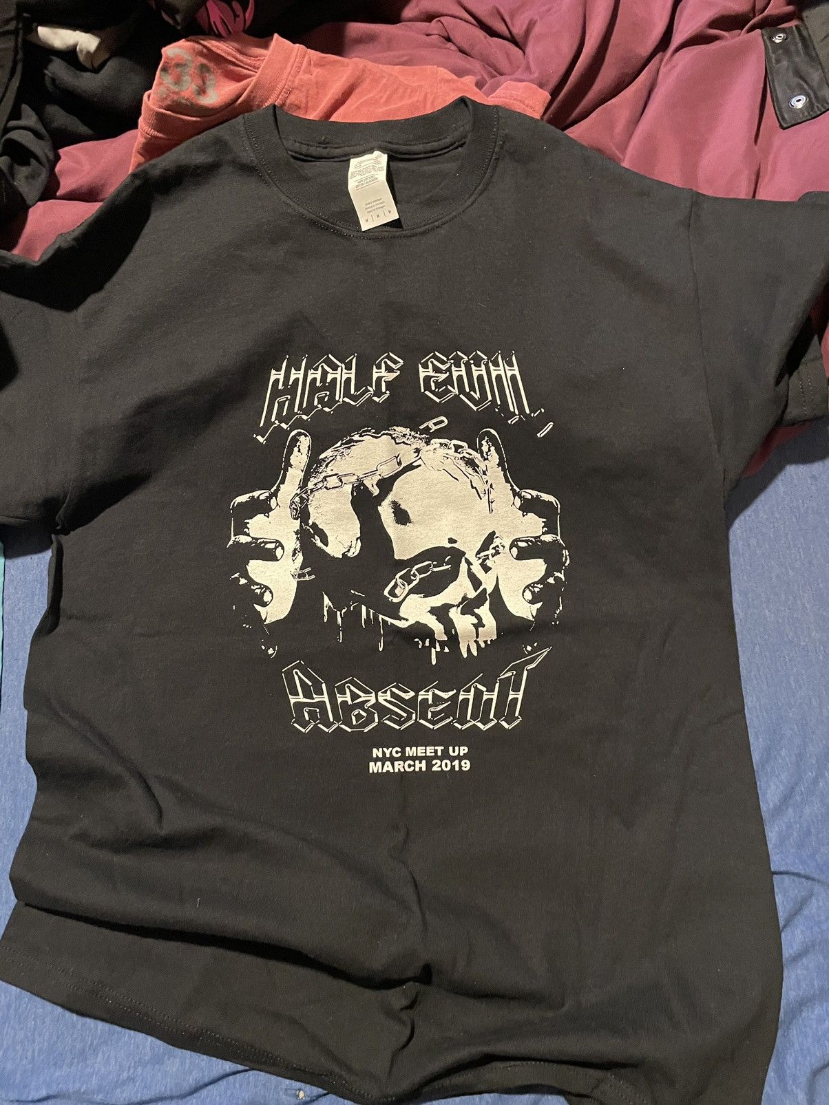 Half Evil Half Evil X Absent Tee Medium | Grailed