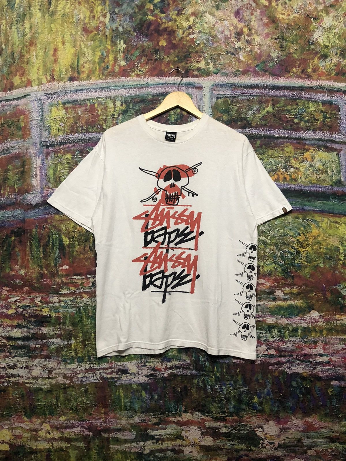 Bape Bape x stussy shirt rare design | Grailed