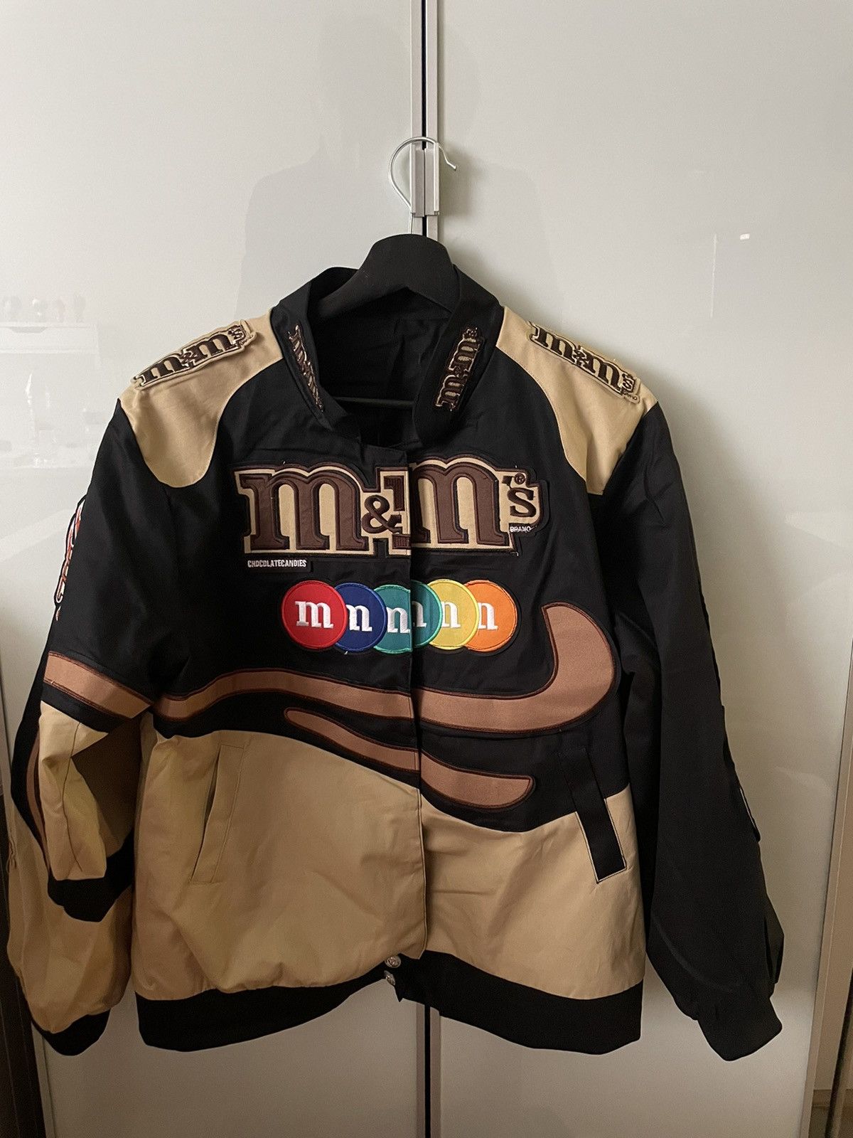 Vintage Vintage M and M’s NASCAR jacket as seen on Madison Beer | Grailed