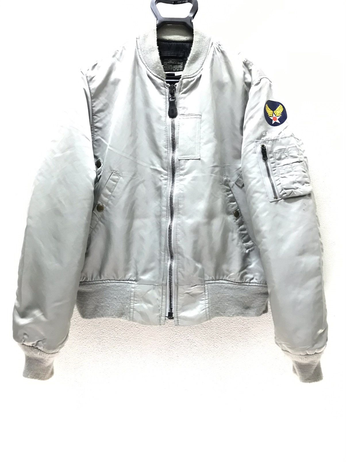 Military Type MA-1 Army Force Military Flight Jacket Sz 42 | Grailed