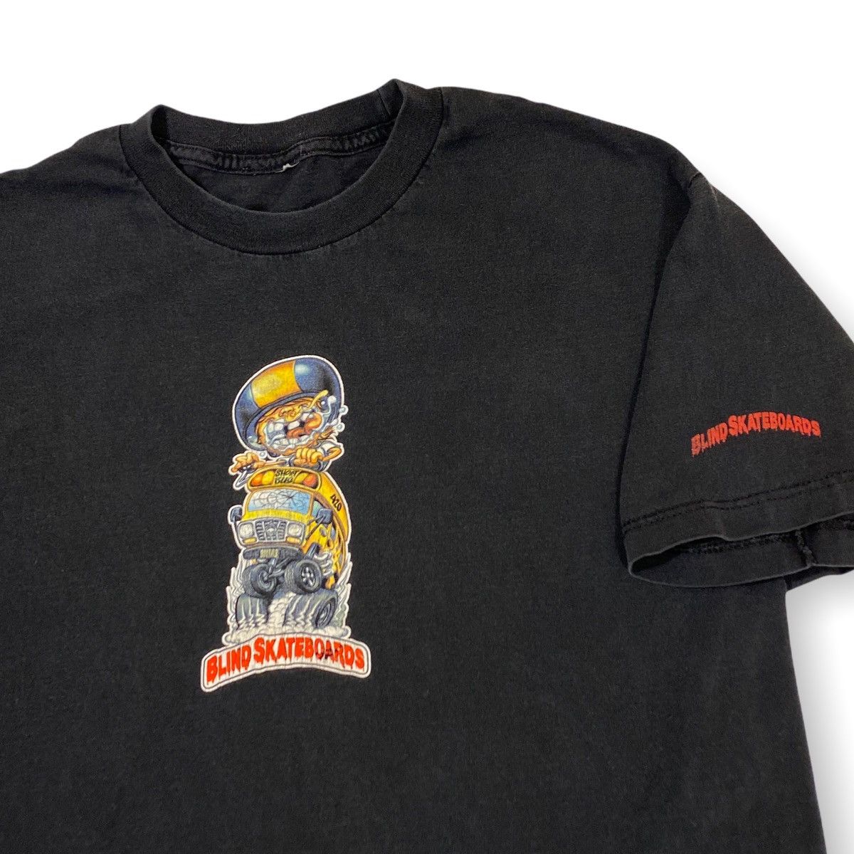 Vintage 00s Blind Skateboards Short Bus 420 Tee | Grailed