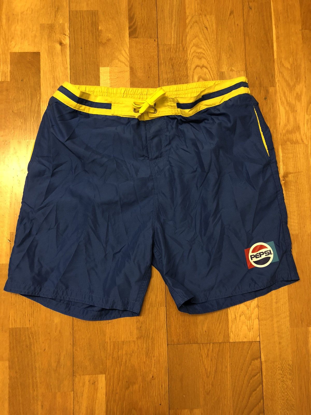 Pepsi × Vintage PEPSI RARE VINTAGE SWIMMING SPORT LIGHT SWIMWEAR SHORTS ...