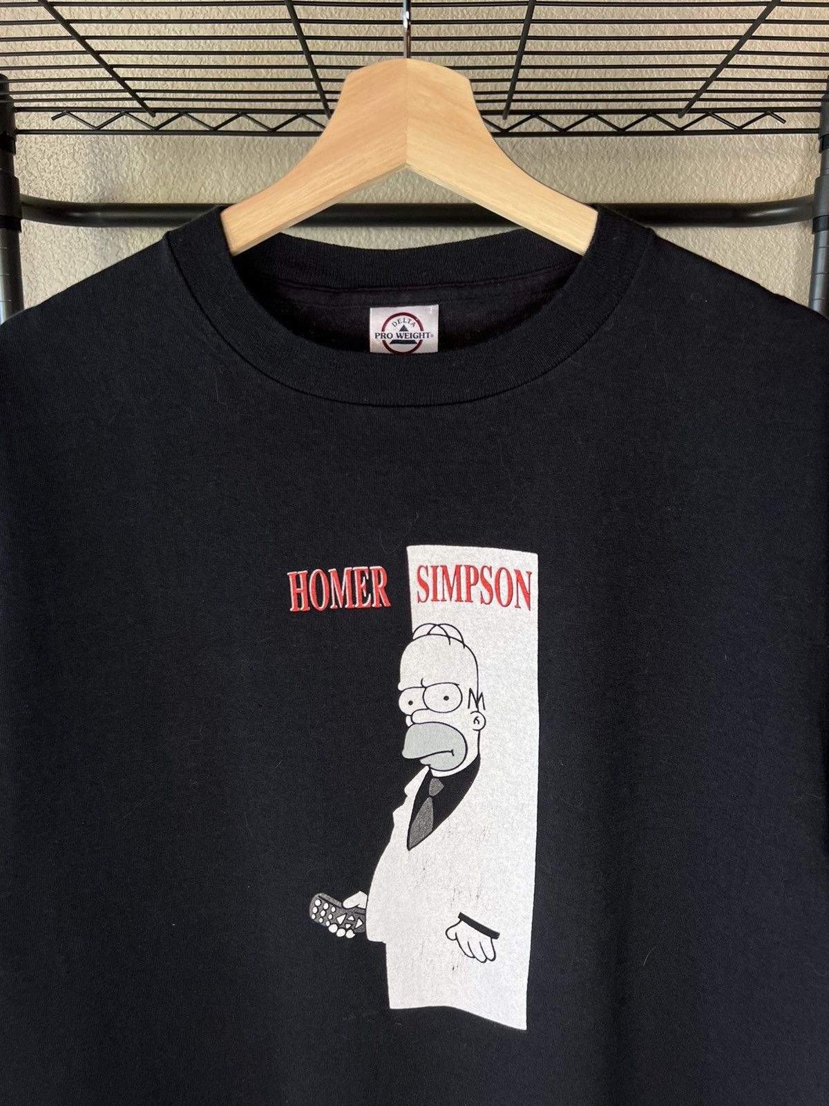 Streetwear × The Simpsons × Vintage Vintage Simpsons Scarface T Shirt ...